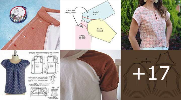 Asi se elabora el patron de una manga raglán - COSTURA FACIL