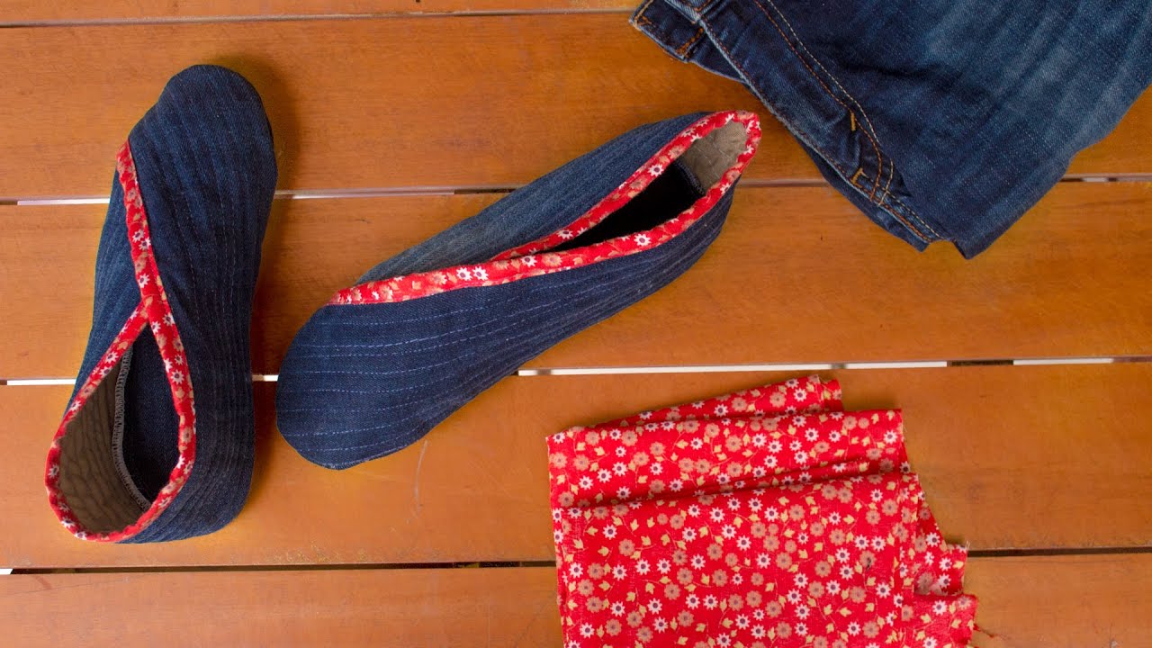 Crea tus propias pantuflas de tela - COSTURA FACIL